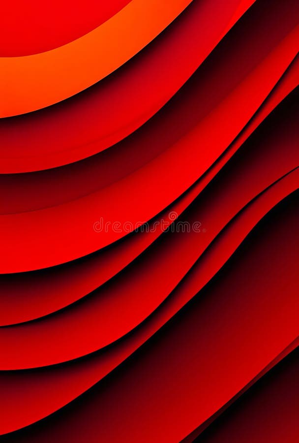A Red and Orange Abstract Background with Wavy Lines Stock Photo ...