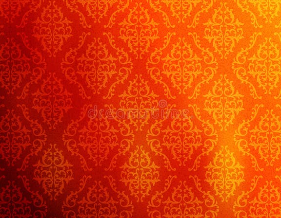 Red and Orange Background with Pattern Stock Vector - Illustration of ...