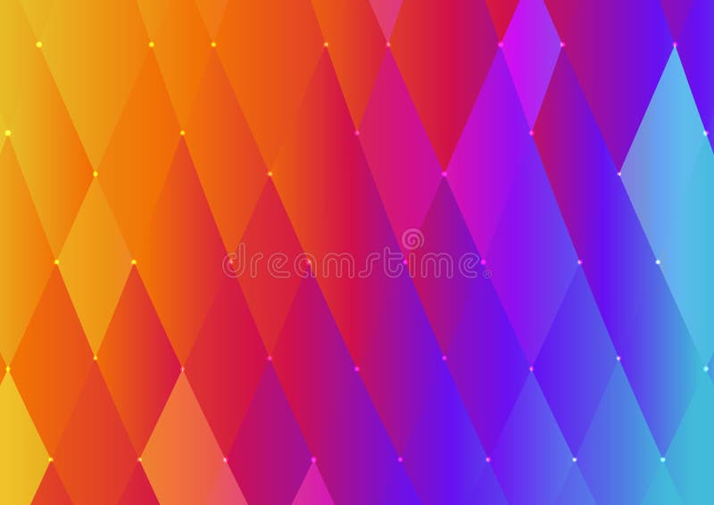 Red Orange and Blue Gradient Geometric Triangle Background Stock Vector ...