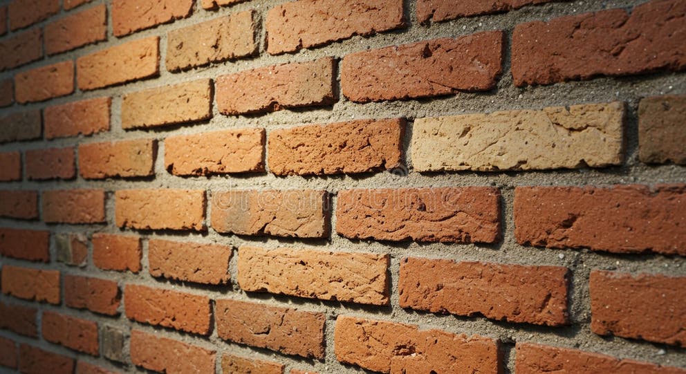 Red and Orange Bricks are Arranged in a Running Bond Pattern, with ...