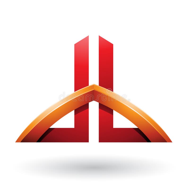 Orange Bridged Skyscraper Stock Illustrations – 5 Orange Bridged ...