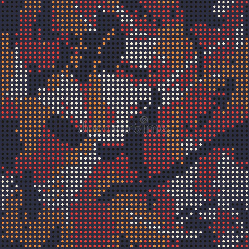 Orange camouflage pattern stock vector. Illustration of color - 266150538