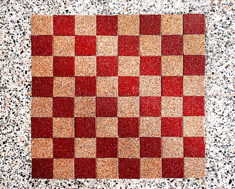 Checkered Stone Garden and Azalea in Kyoto, JAPAN. Stock Image - Image ...