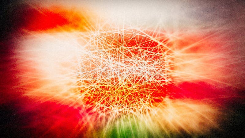 Red Orange Fireworks Beautiful Elegant Illustration Graphic Art Design ...