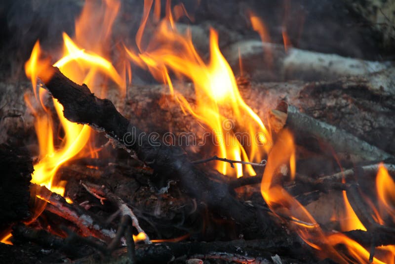 Big fire on fireplace stock photo. Image of alternative - 167154472