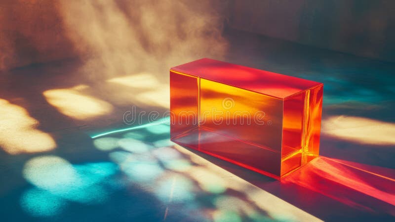 Red Orange Glass Block Light Shadow Stock Photos - Free & Royalty-Free ...