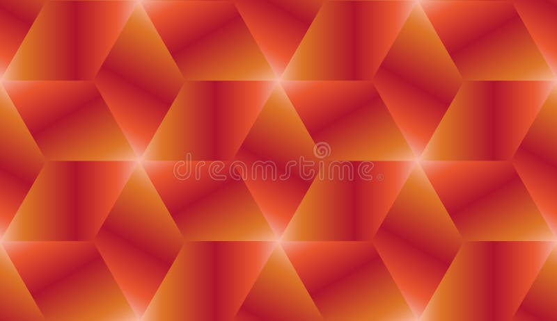 Red and Orange Gradient Cubes Seamless Pattern Stock Vector ...