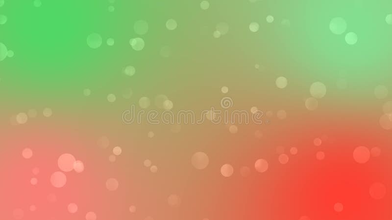 Red Orange And Hello Spring Bokeh Gradient Background Loop Motion Moving Bubbles Colorful