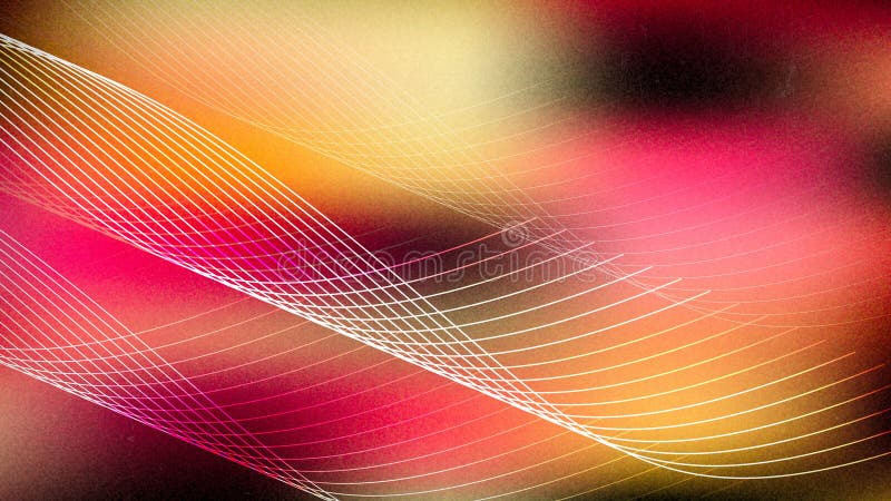 Red Orange Line Beautiful Elegant Illustration Graphic Art Design ...