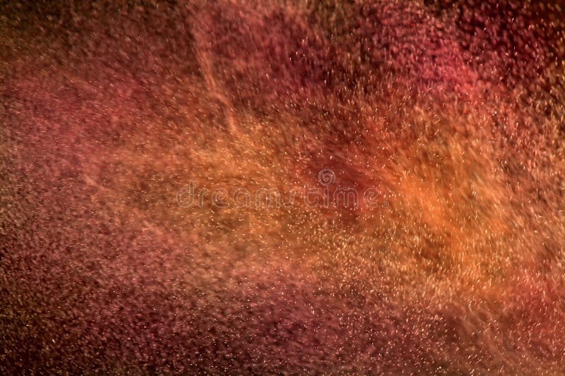 Red and Orange Particles Swirling in Turbulent Sir Stock Image - Image ...