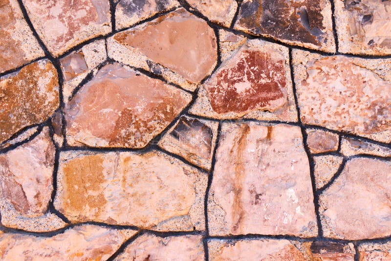 Red and Orange Quarry Wall Texture Stock Image - Image of rustic ...