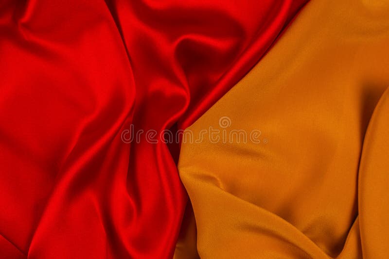 Red and Orange Silk or Satin Luxury Fabric Texture Can Use As Abstract ...
