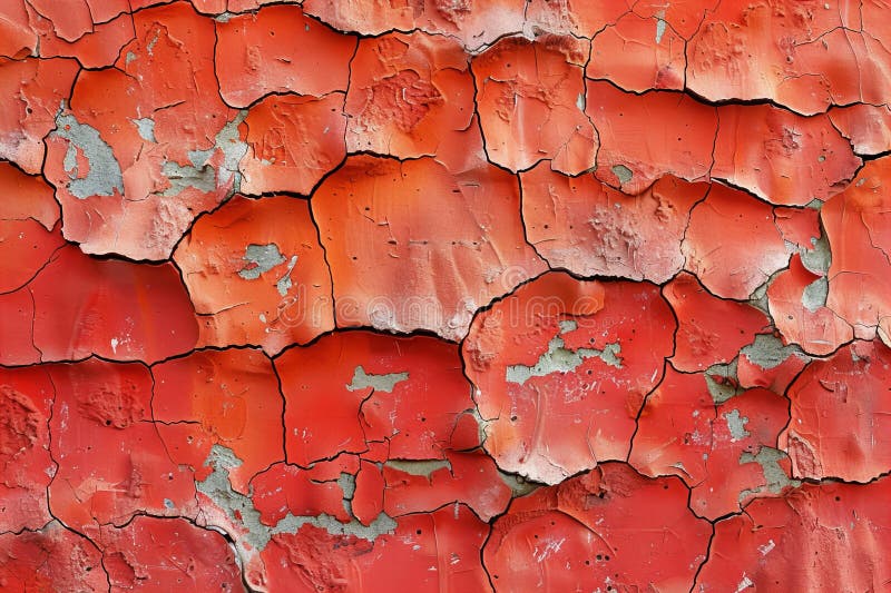 Red Orange Terracotta Wall Texture Background, Smooth Surface, Painted ...