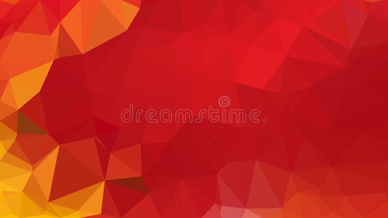 Red and Orange Triangle Geometric Background Vector Stock Vector ...