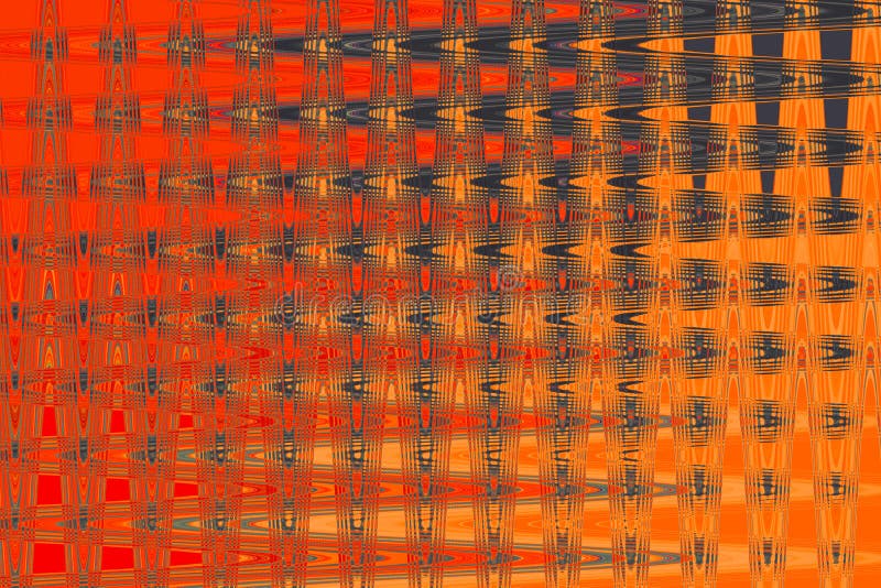 Red and Orange Wallpaper with Pattern on Stock Illustration ...