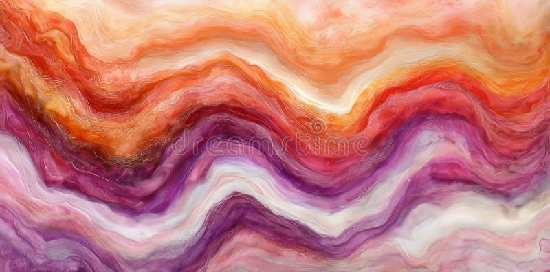 Red, Orange, and White Abstract Watercolor Art Stock Image - Image of ...