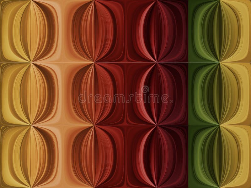 Multicolored Round and Square Vertical Curved Lines, Bright Abstract ...