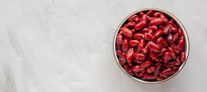 Red Organic Kidney Beans in Brine Stock Photo - Image of natural, diet ...