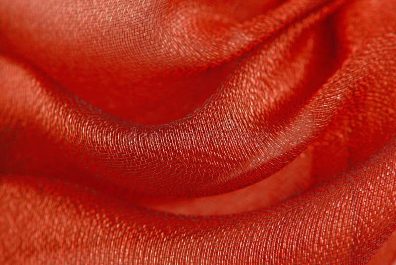 Red organza fabric stock photo. Image of macro, organza - 30509716