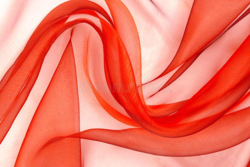 Red organza fabric stock image. Image of cloth, folded - 102101043