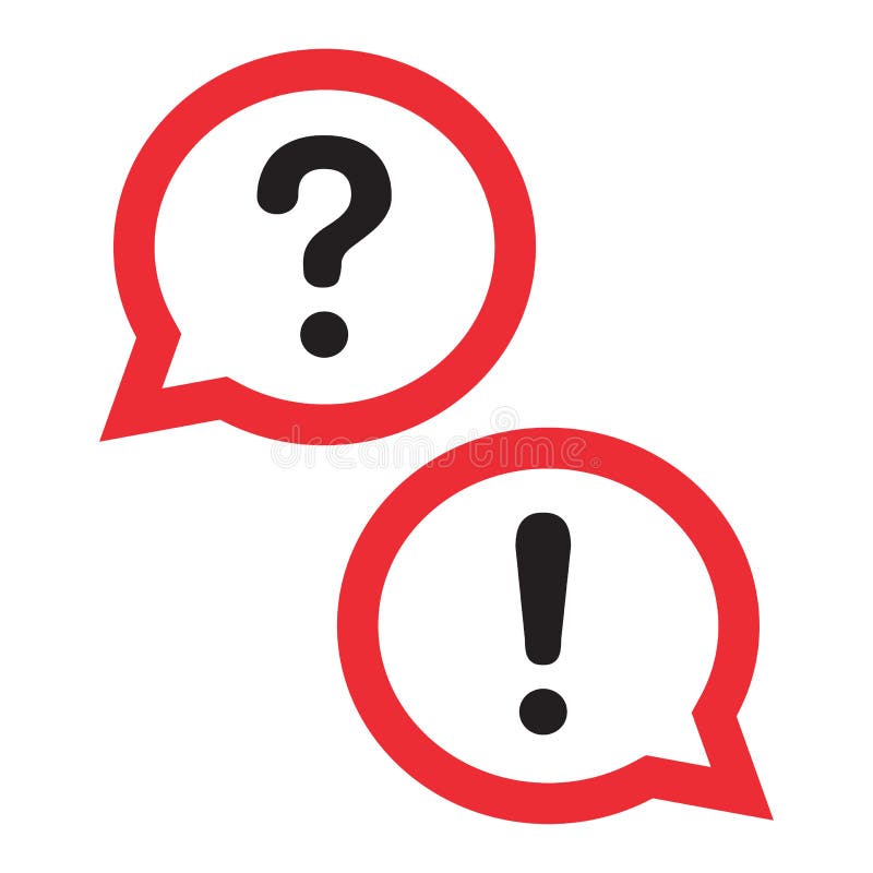 Red Outline Design Chat Icon. Set Dialog Clouds Stock Illustration ...