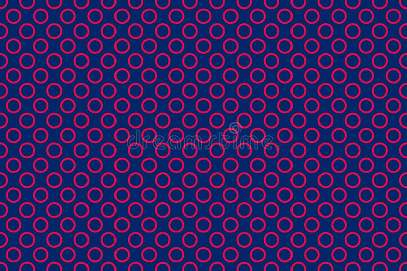 Red Outline Ring Cirlces on Blue Background Stock Vector - Illustration ...