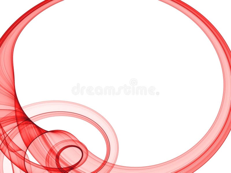 Red oval frame stock illustration. Illustration of curl - 1538506