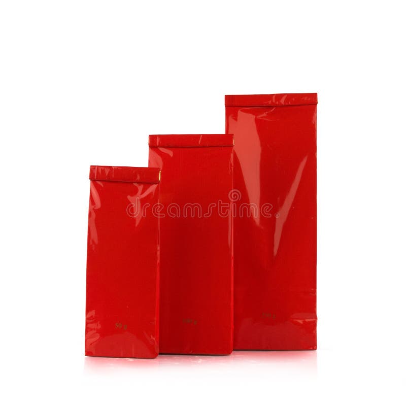 Red packages stock image. Image of store, label, pack - 29280019