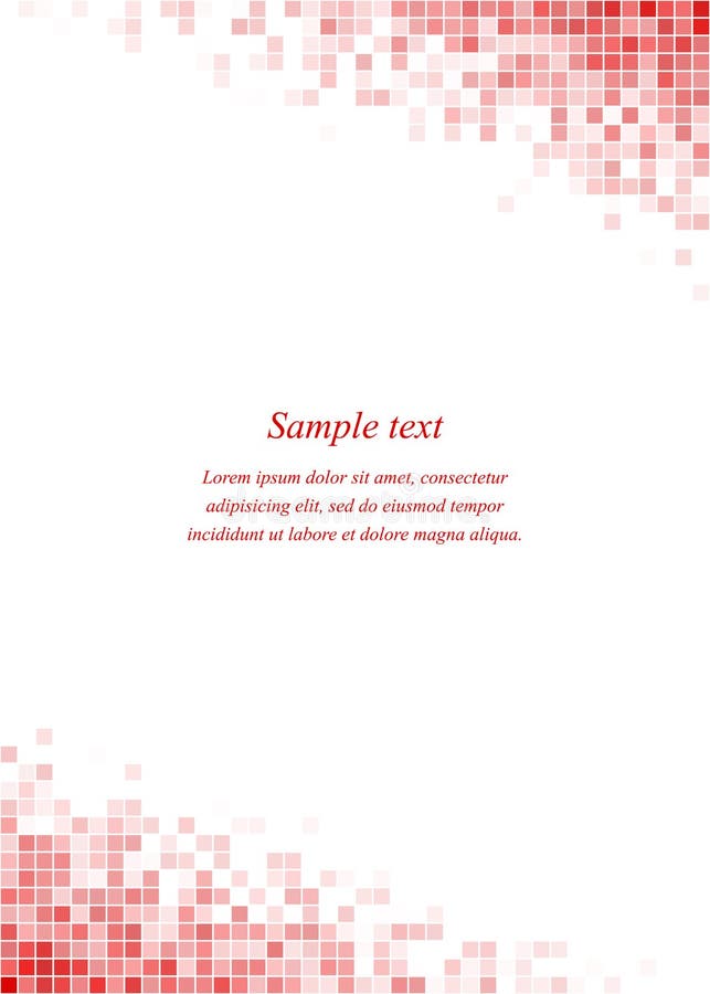 Red Page Corner Design Template Stock Vector - Illustration of card ...