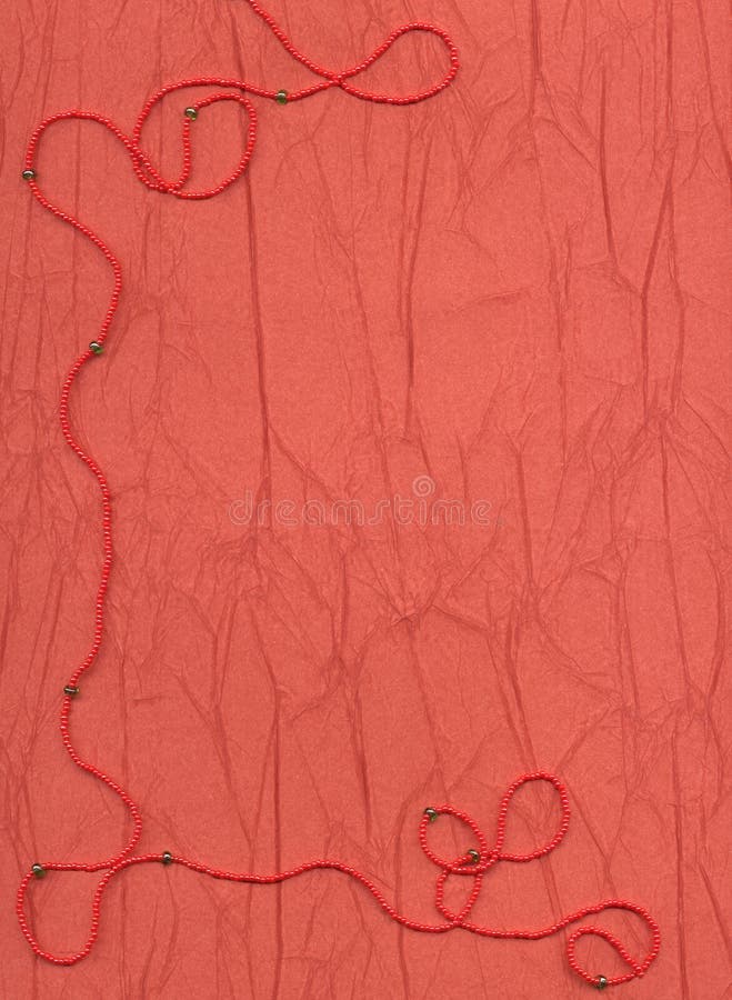 Red Page for Photo or Invitation Stock Illustration - Illustration of ...