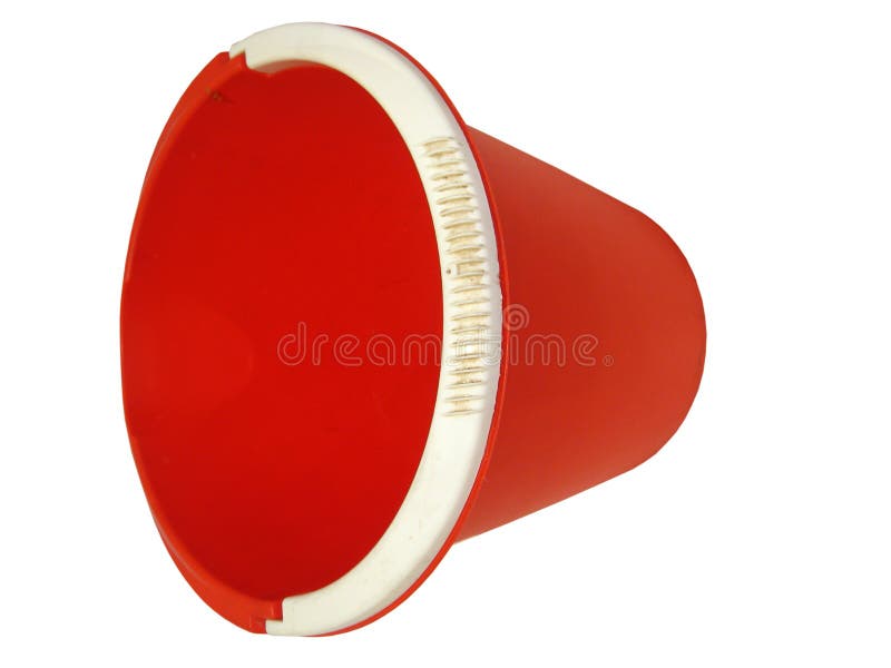 A red pail stock illustration. Illustration of freshness - 11045254