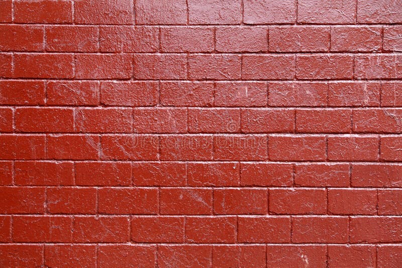 Red Paint in a Tub Over Yellow Stock Photo - Image of decorate ...