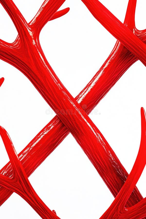 Red Paint Canvas Netting Abstract Art Stock Photo - Image of colorful ...