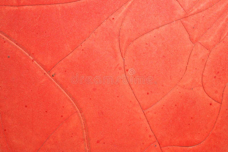 Red Paint Cracks stock photo. Image of wornout, cracks - 700036