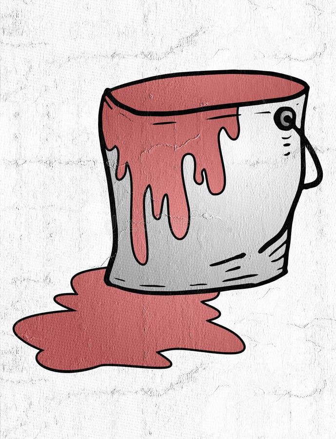 Red paint stock illustration. Illustration of color, silver - 96460337