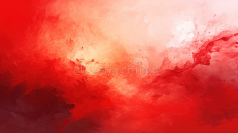 Red Paint Explosion on White Background Generative AI Stock ...