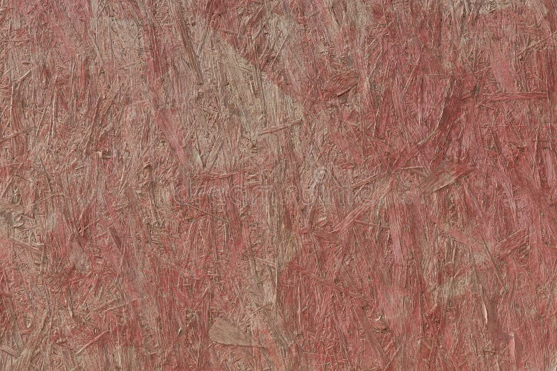Red Paint Pressed Wood Texture Osb Background Building Material Surface ...