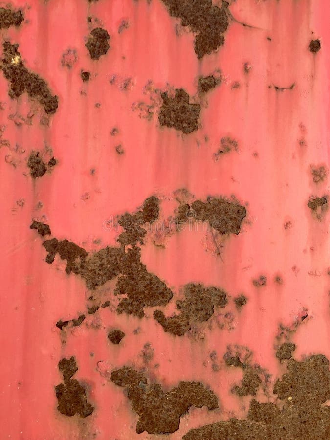 Red Paint Rusty Metal Background Pattern Stock Photo - Image of paint ...