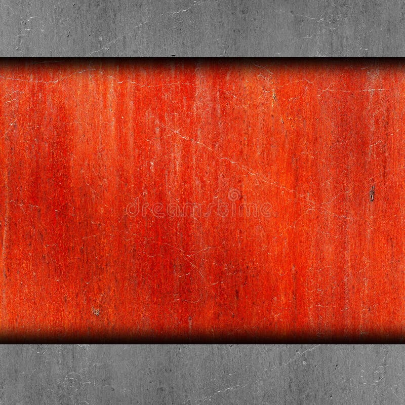 Red, Paint, Old Rusty Iron Wall Grunge Abstrac Stock Photo - Image of ...