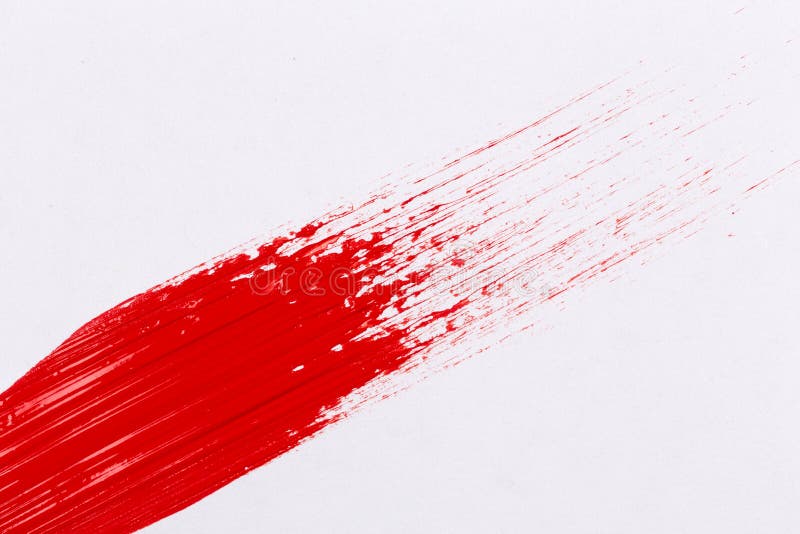 Red paint splash stock image. Image of brush, blot, liquid - 60671439