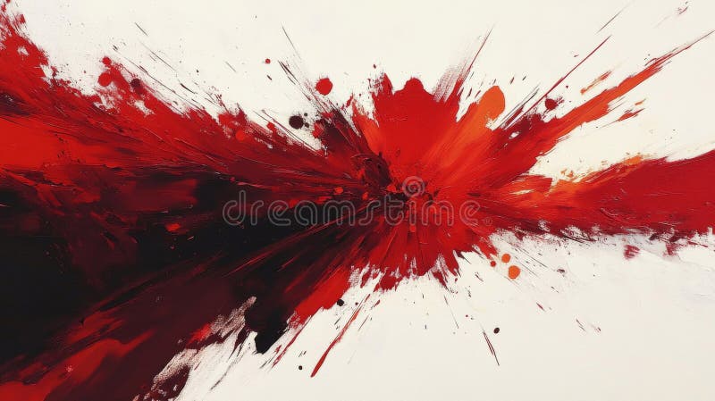 Red Paint Splatter Abstract Background Stock Illustration ...