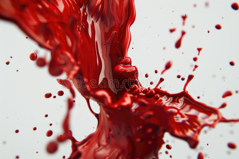 Red Paint Splatter stock photo. Image of impact, abstract - 371371756