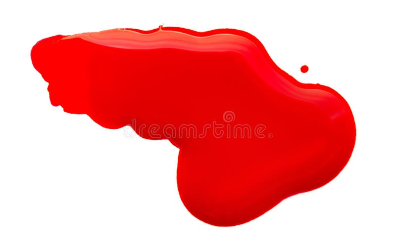Red paint stain stock photo. Image of stain, stains - 222114326