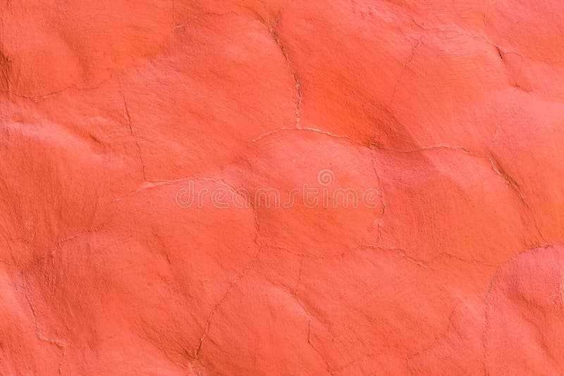 Red Paint on the Stone Surface Wall Texture Background Stock Photo ...