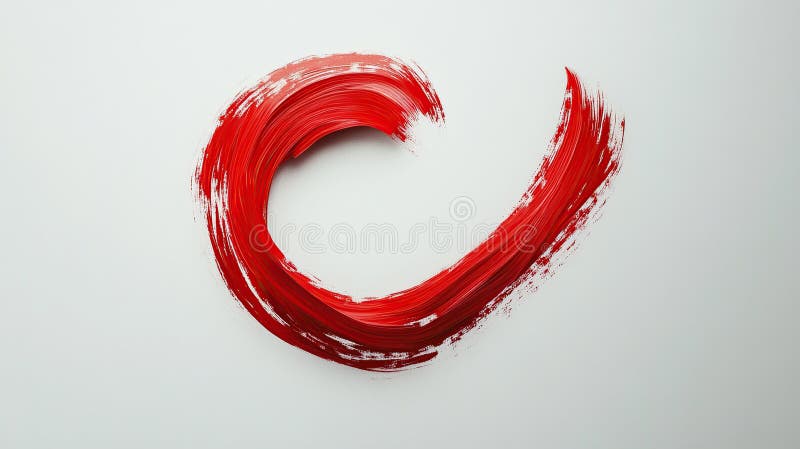 Red Paint Swirl, Studio Backdrop, Circular Design, Graphic Element ...