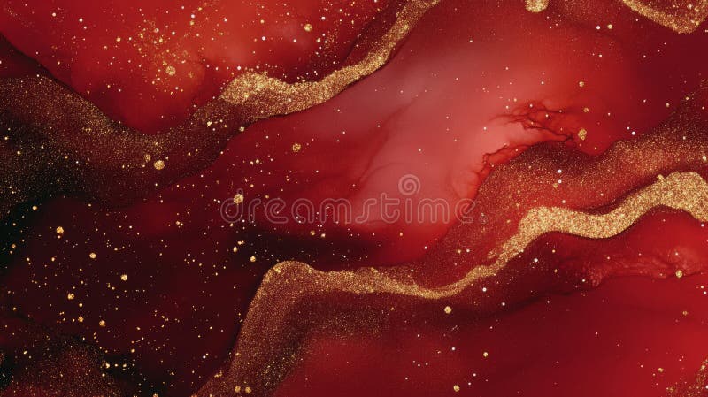 Red Paint Wallpaper Showcasing a Detailed Stroke of Paint Stock Image ...