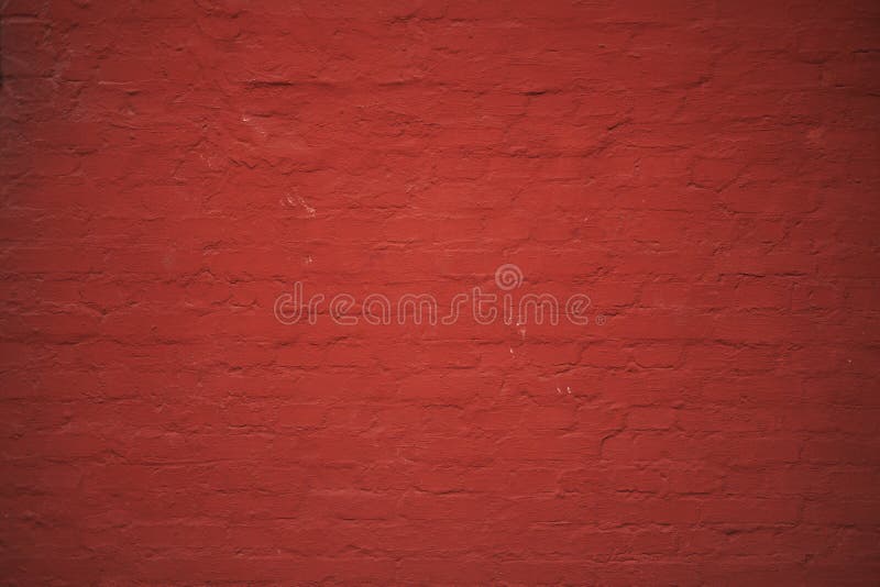 Red painted brick wall stock image. Image of building - 125144455
