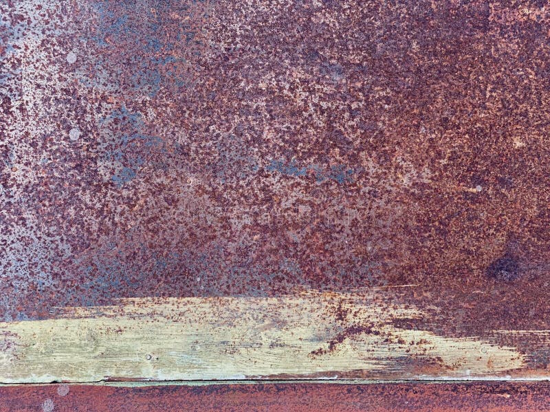 Red Painted List Rust Old Style Red Background Nice Stock Image - Image ...