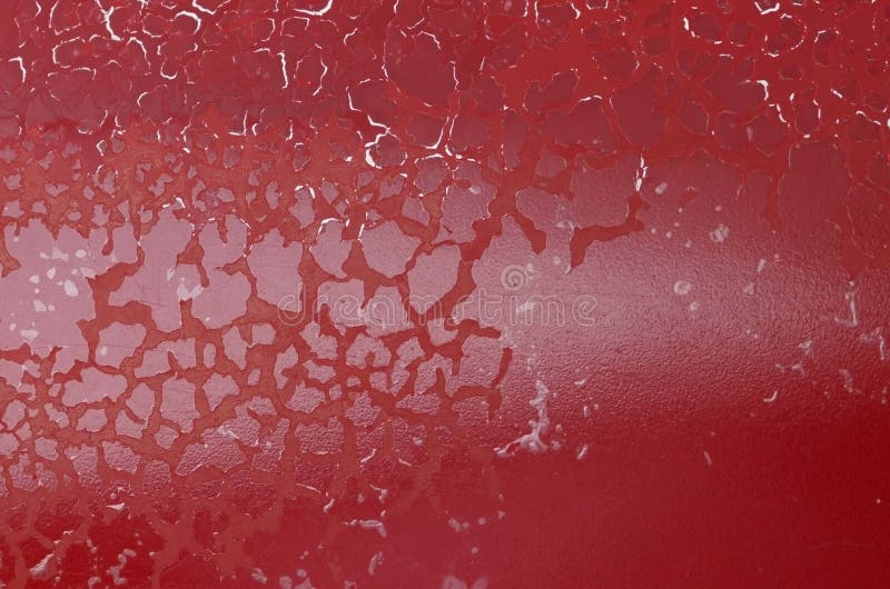 A Red Painted Metal Texture with Scratches and Cracks, Abstract ...