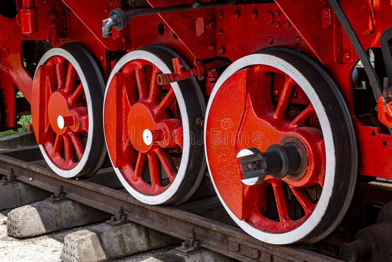 Old Steam Locomotive Wheels Stock Photo - Image of iron, buffer: 229279874